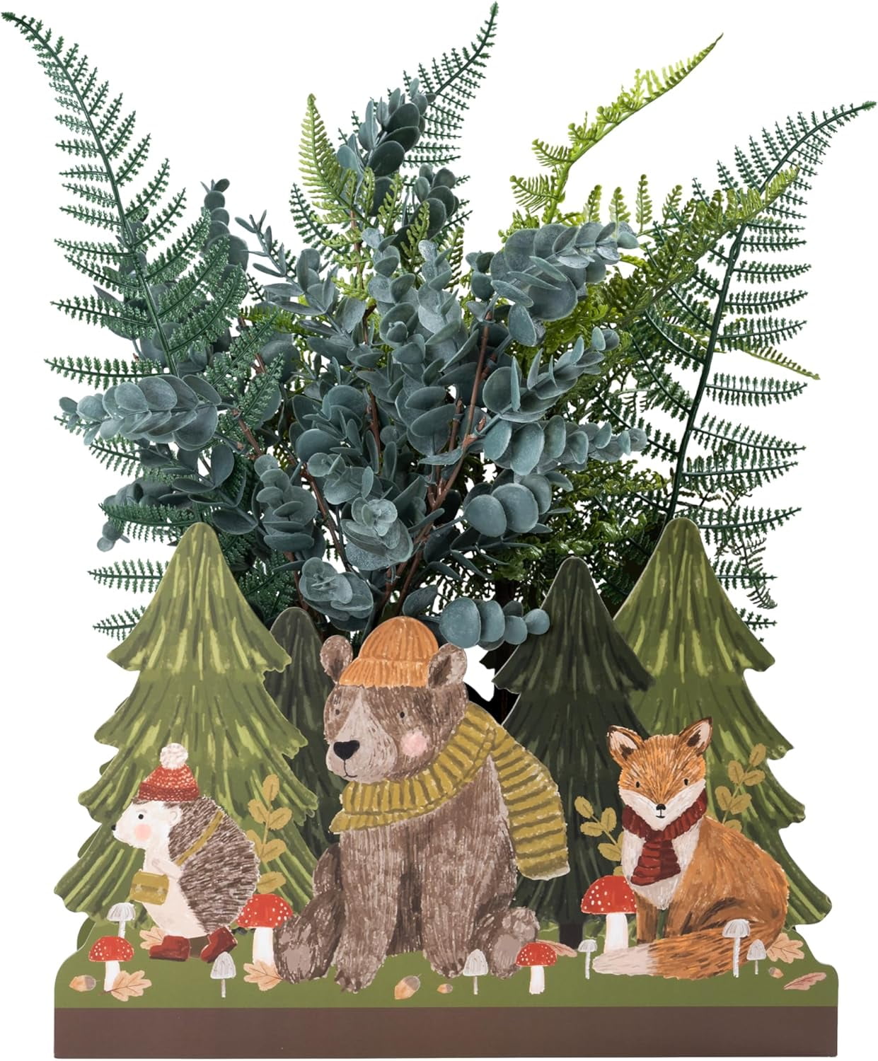 Cheerland Woodland Animal Green Centerpiece for Kids Birthday Party ...