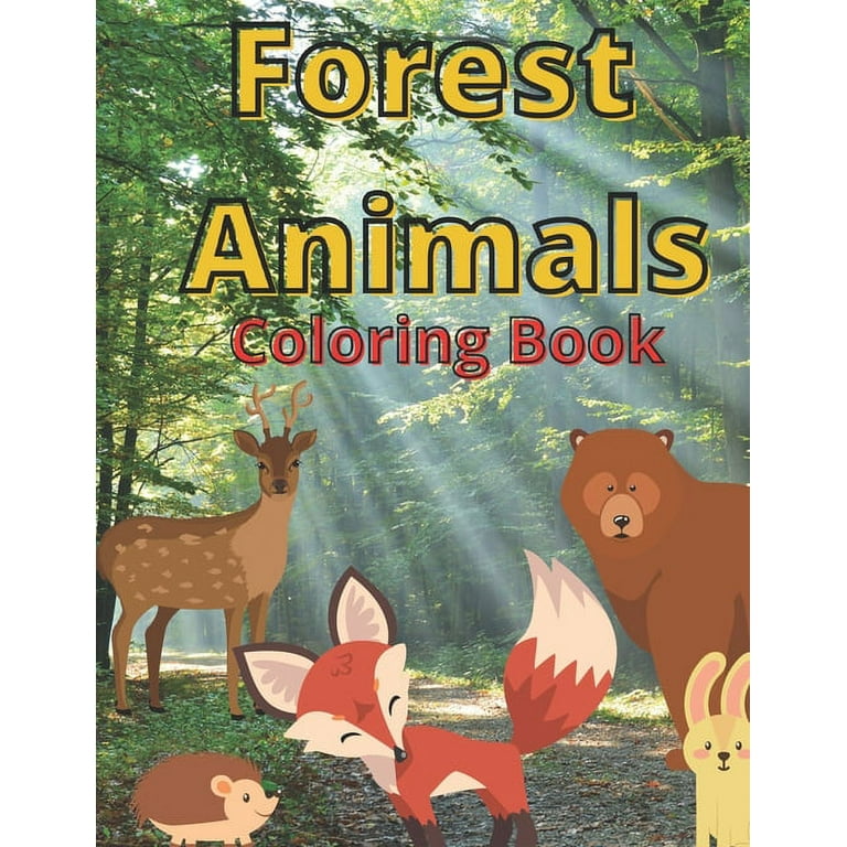 once upon a forest coloring book