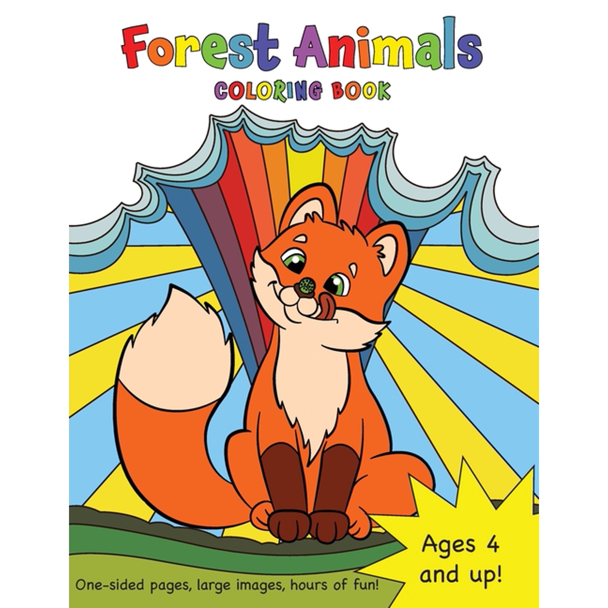 Forest Animals Coloring Book