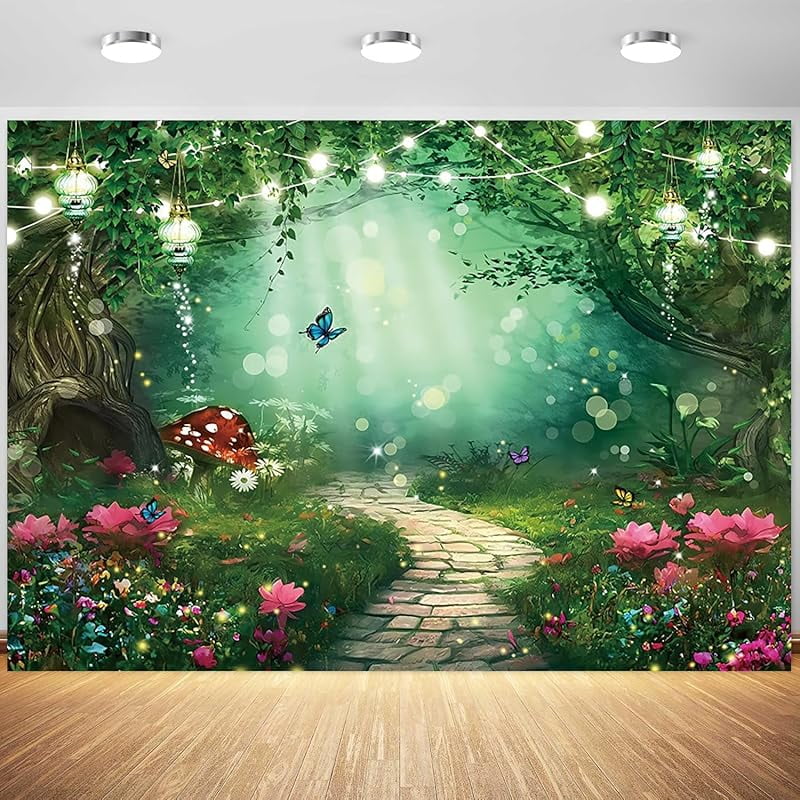 Forest Backdrop Fairy Spring Garden Wonderland Photography Background ...
