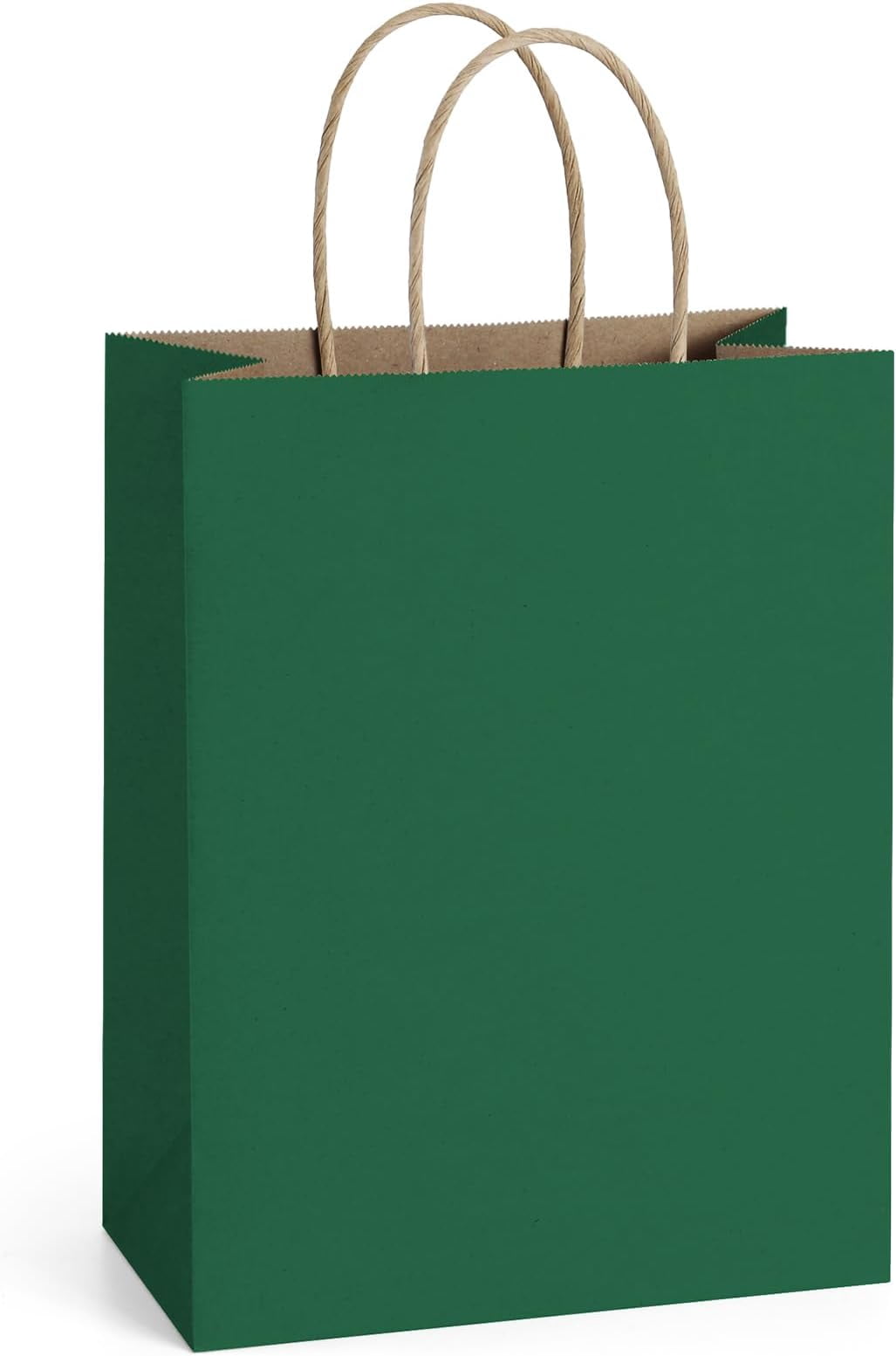 Forest Bags with Handles 8x4.25x10.5 Inch 100 count Medium Paper Bags ...