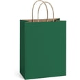 Forest Bags with Handles 8x4.25x10.5 Inch 100 count Medium Paper Bags ...