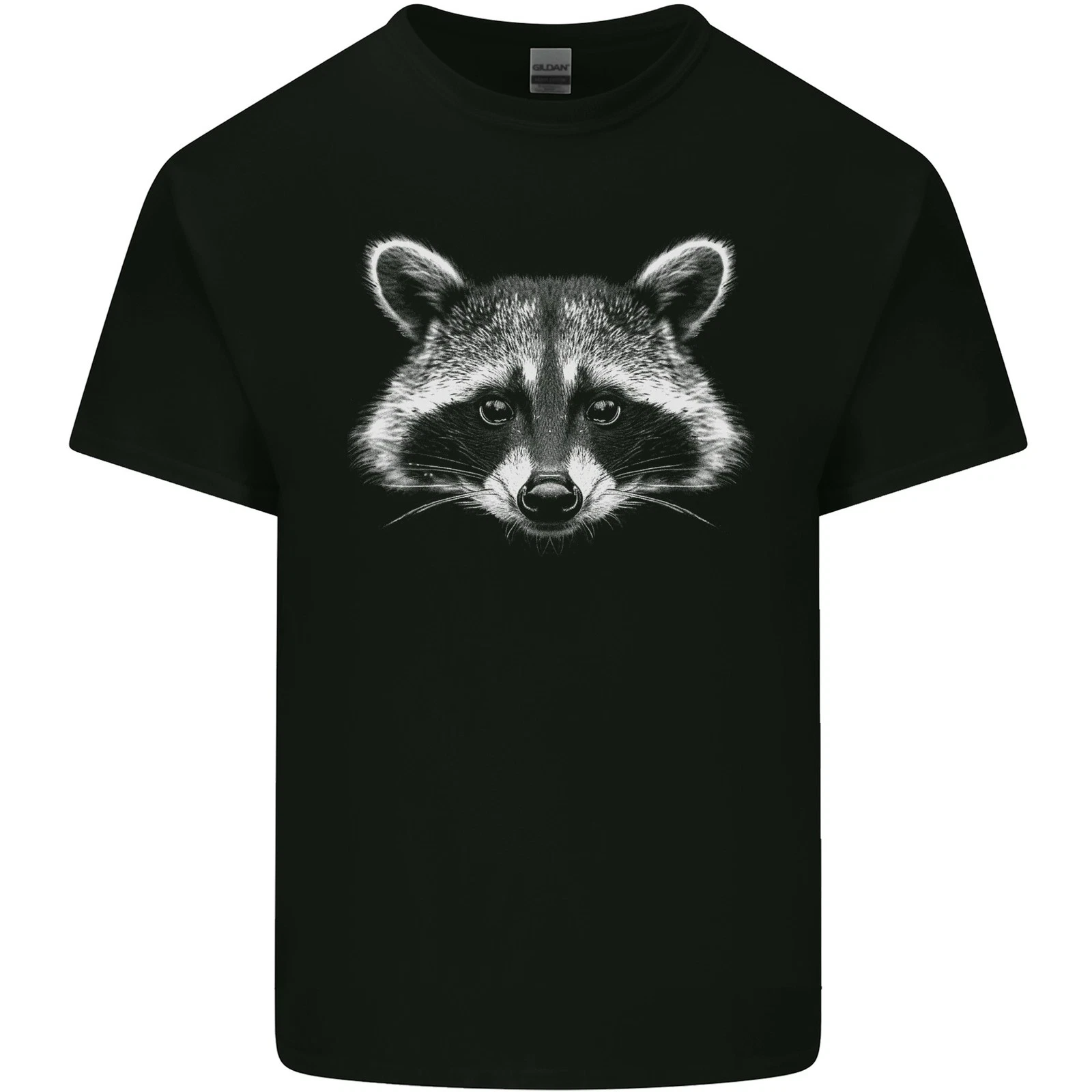 Forest Bandit Face Wild Animal Nature Forest Trash Graphic Cotton Top ...