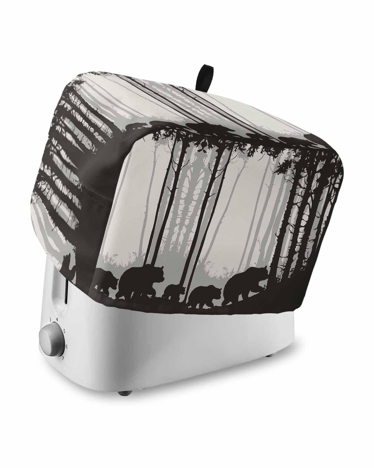 Forest Bear Toaster Cover 4 Slice, Large Kitchen Appliance Covers ...