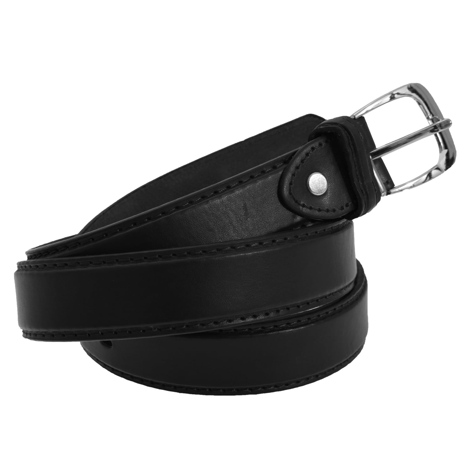 Forest Belts Mens One Inch Bonded Real Leather Belt - Walmart.com
