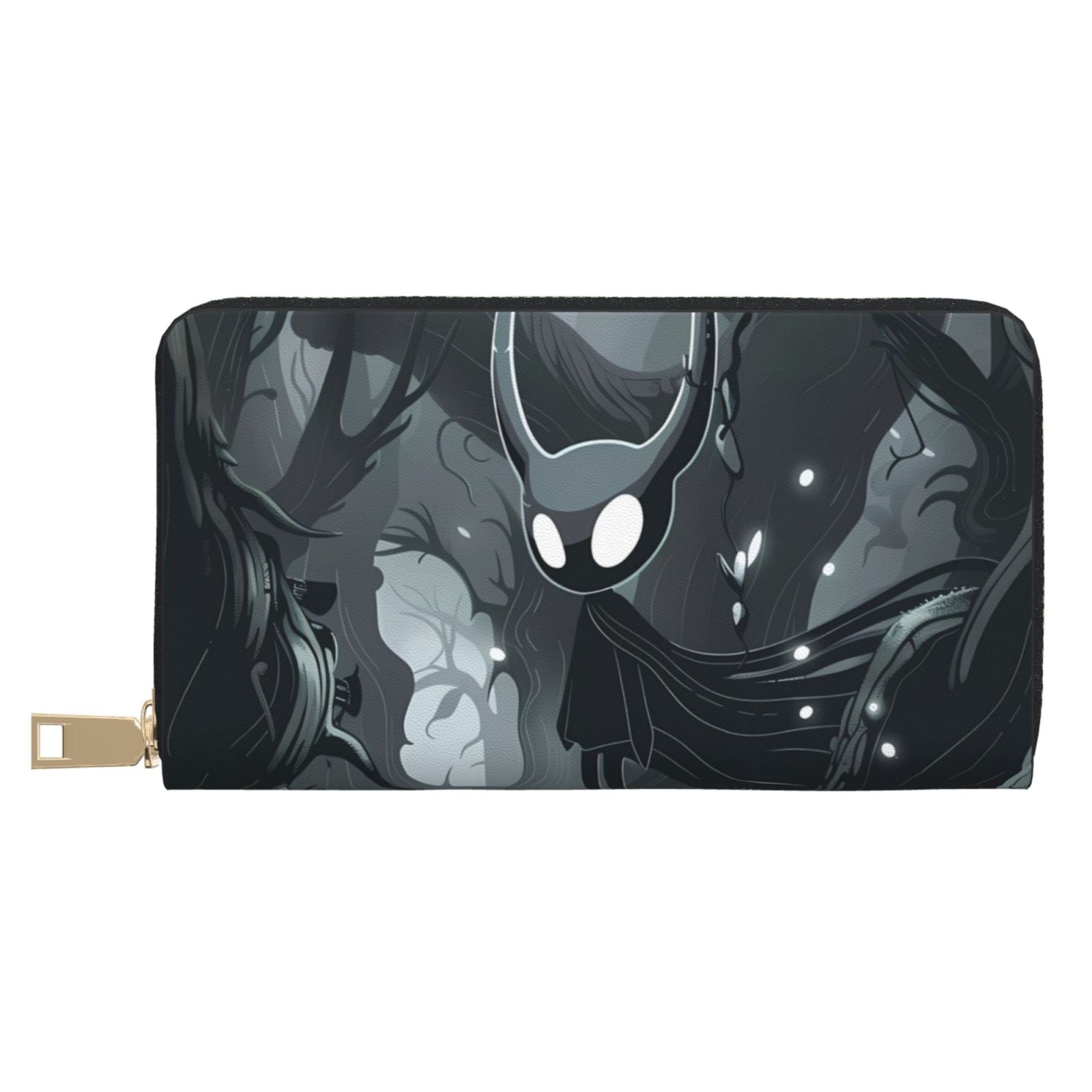 Forest Black Ghost Warrior Wallet Women, Leather Bifold Multi Card ...