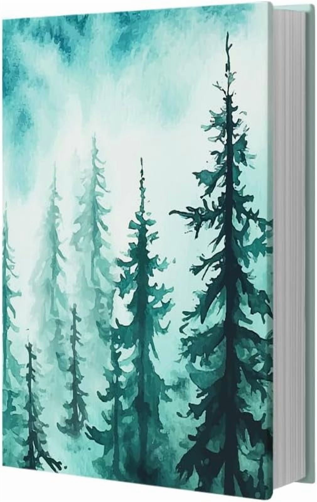 Forest Book Cover Stretchable Book Cover Jumbo Fabric Book Covers ...