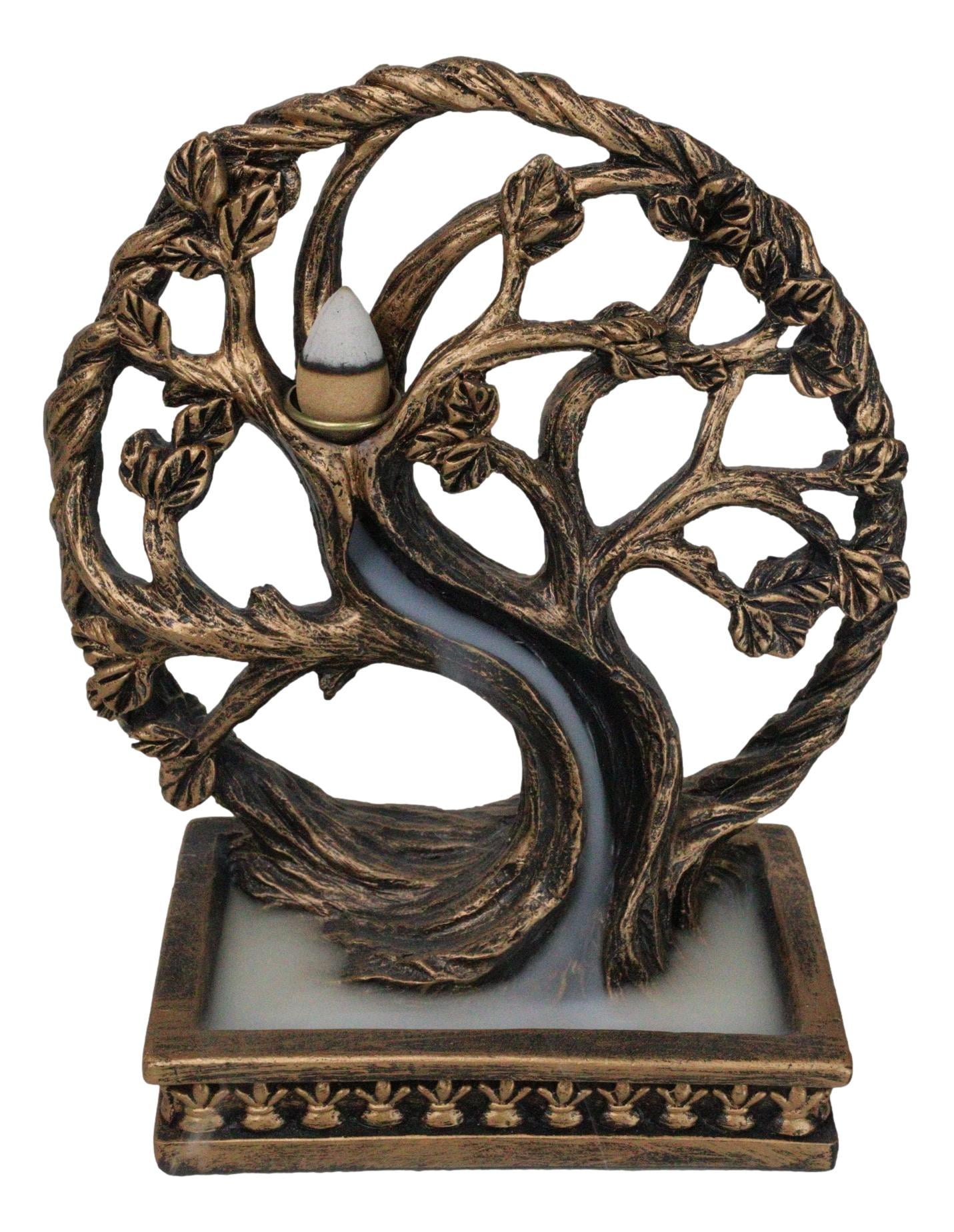 Forest Crann Bethadh Celtic Willow Tree of Life Backflow Incense Cone ...