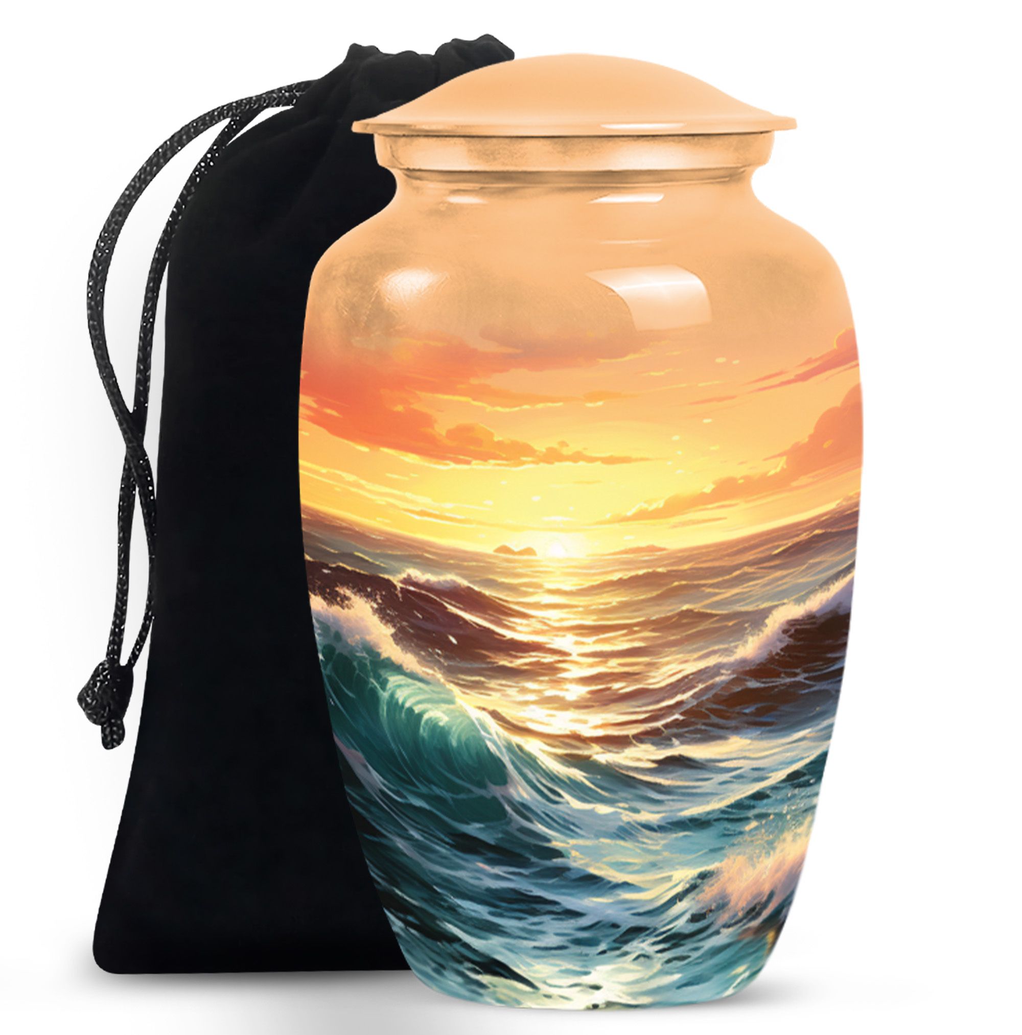 Forest Cremains Large Urns For Human Ashes Adult Women - Large Memorial ...