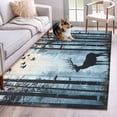 Forest Elk Area Rug 3x5 FT, Non Slip Entryway Bedside Carpet, Deer ...