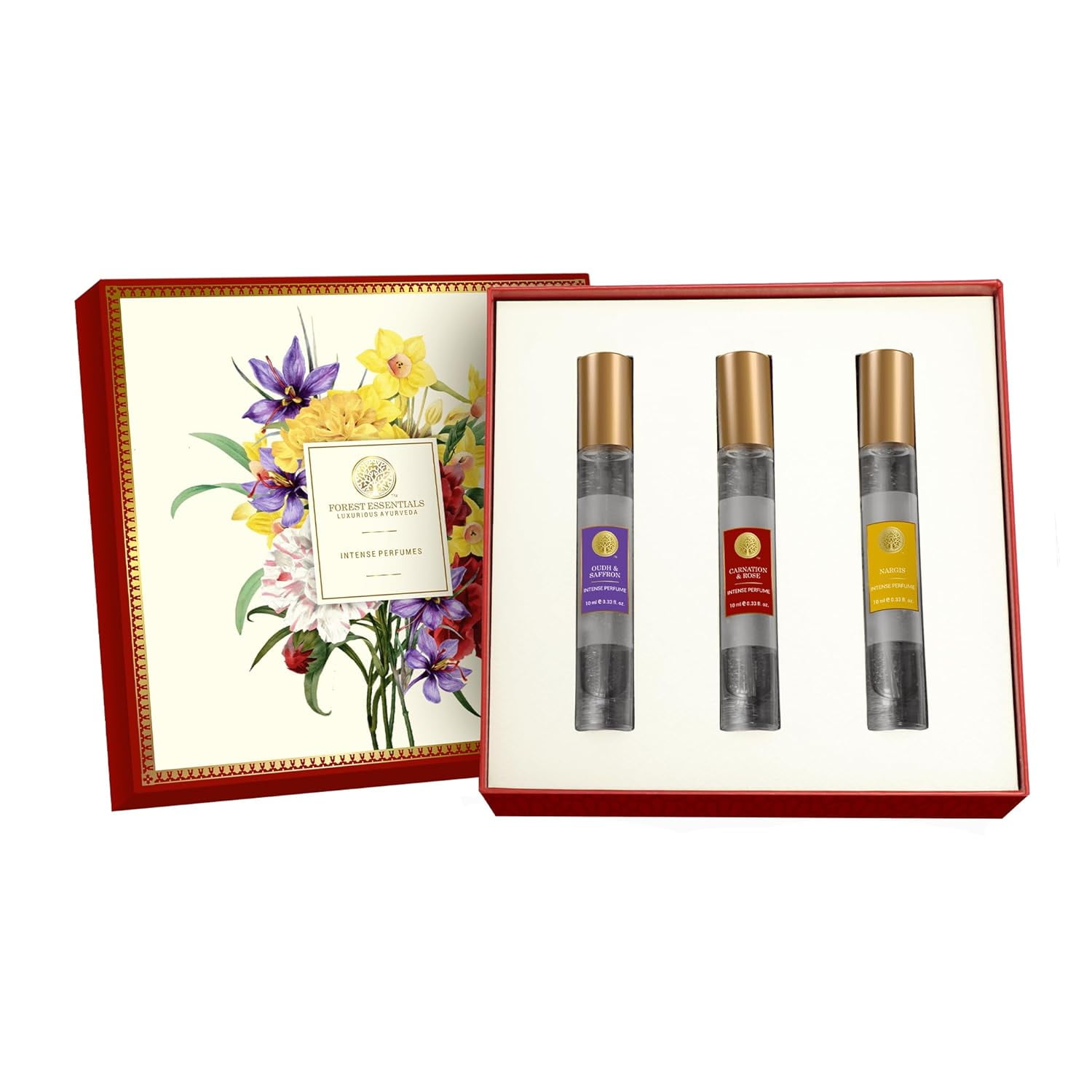 Forest Essentials Intense Perfume Selection Box For Women Pack Of 3 X ...