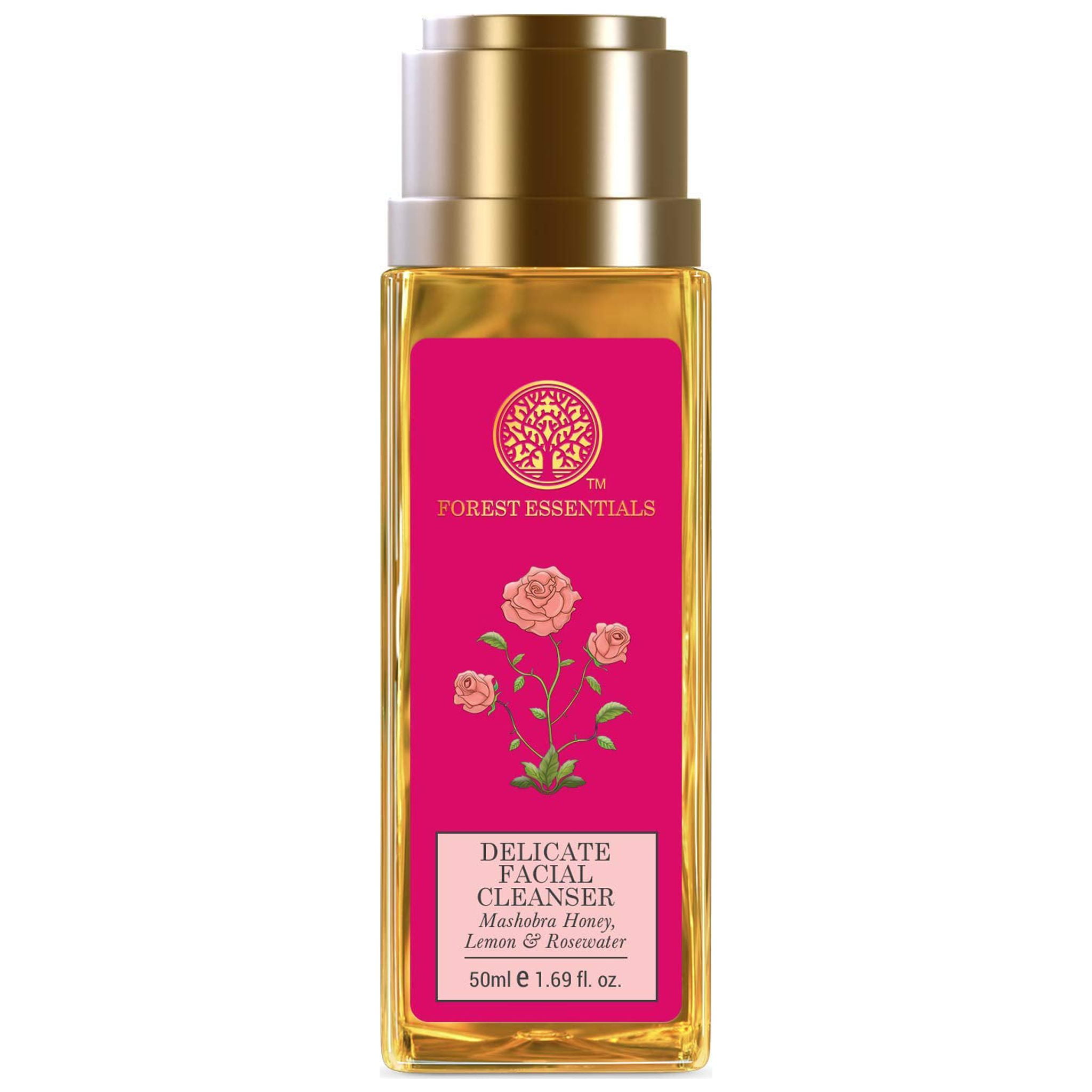 Forest Essentials Travel Size Delicate Facial Cleanser Mashobra Honey, Lemon & Rosewater ...