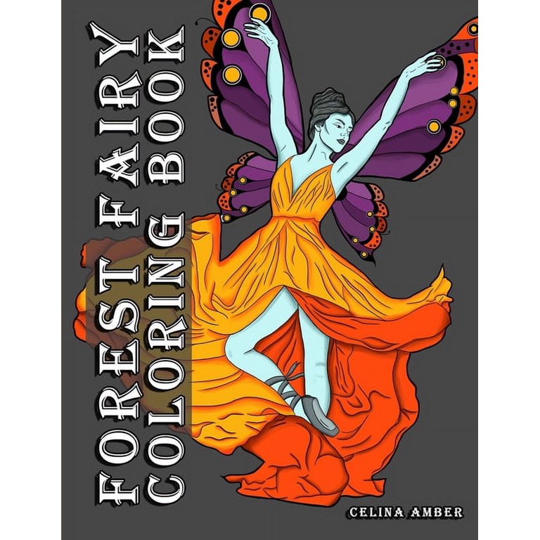 forest fairy coloring book
