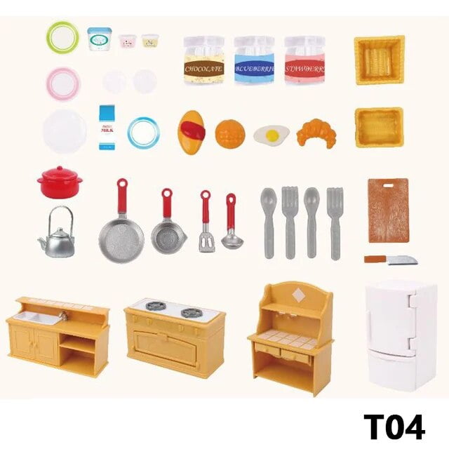 Forest Family Calico Critters 1/12 Scale Miniature Accessories ...