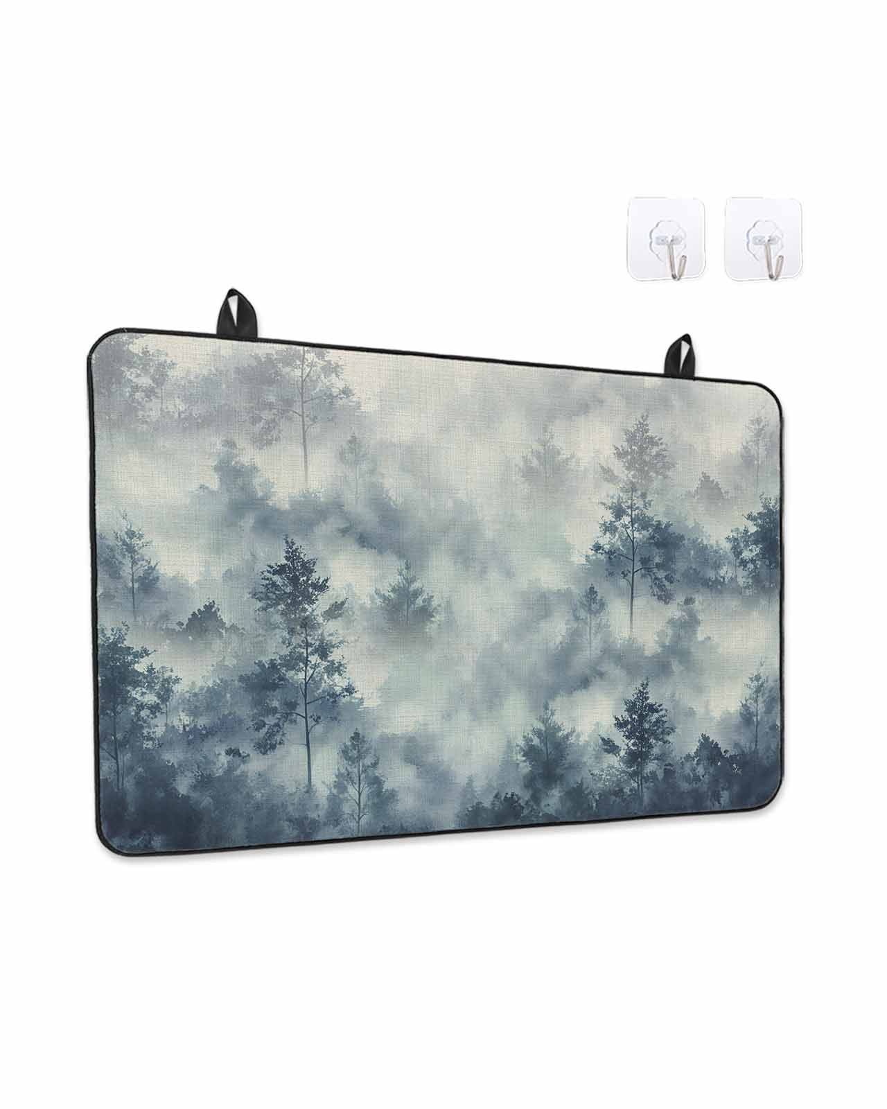 Forest Farmhouse Stove Top Covers for Electric Stove, Kitchen Glass ...