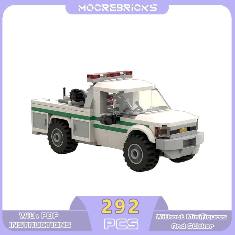 Forest Fire Service Patrol Pickup Light Brush Truck Lowboy Transporter ...