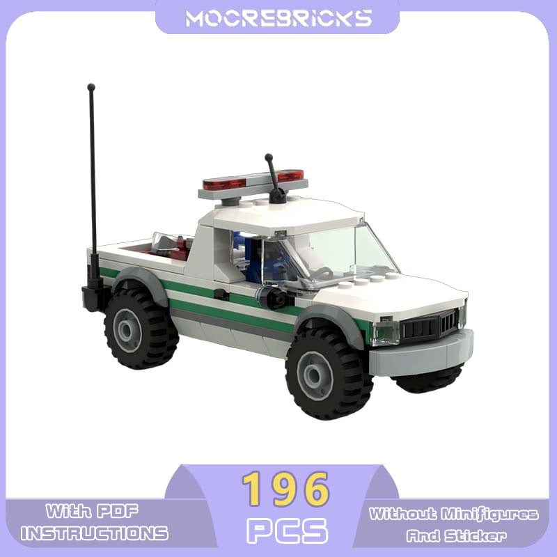 Forest Fire Service Patrol Pickup Light Brush Truck Lowboy Transporter ...