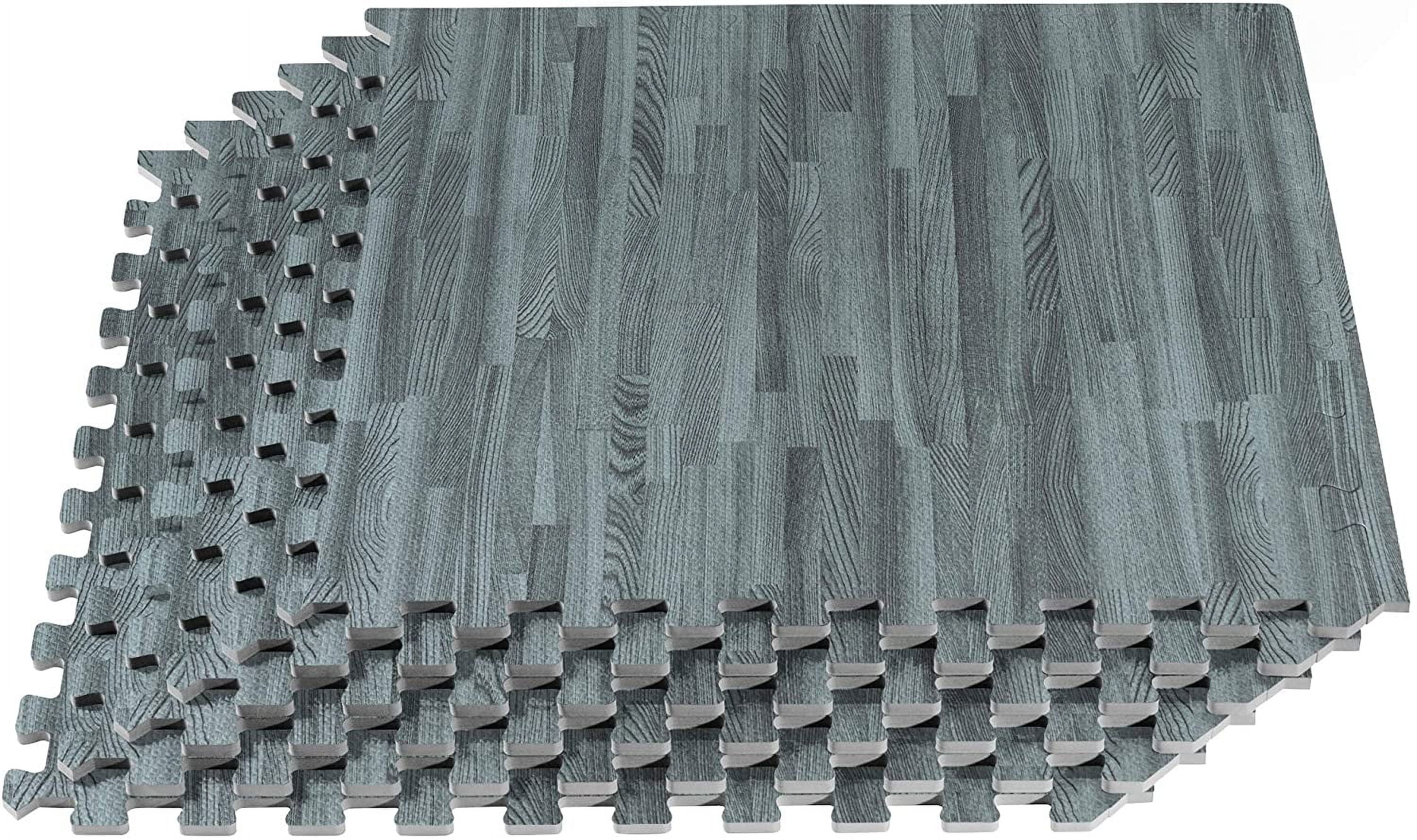Forest Floor 5/8 Inch Thick Printed Foam Tiles, Premium Wood Grain ...