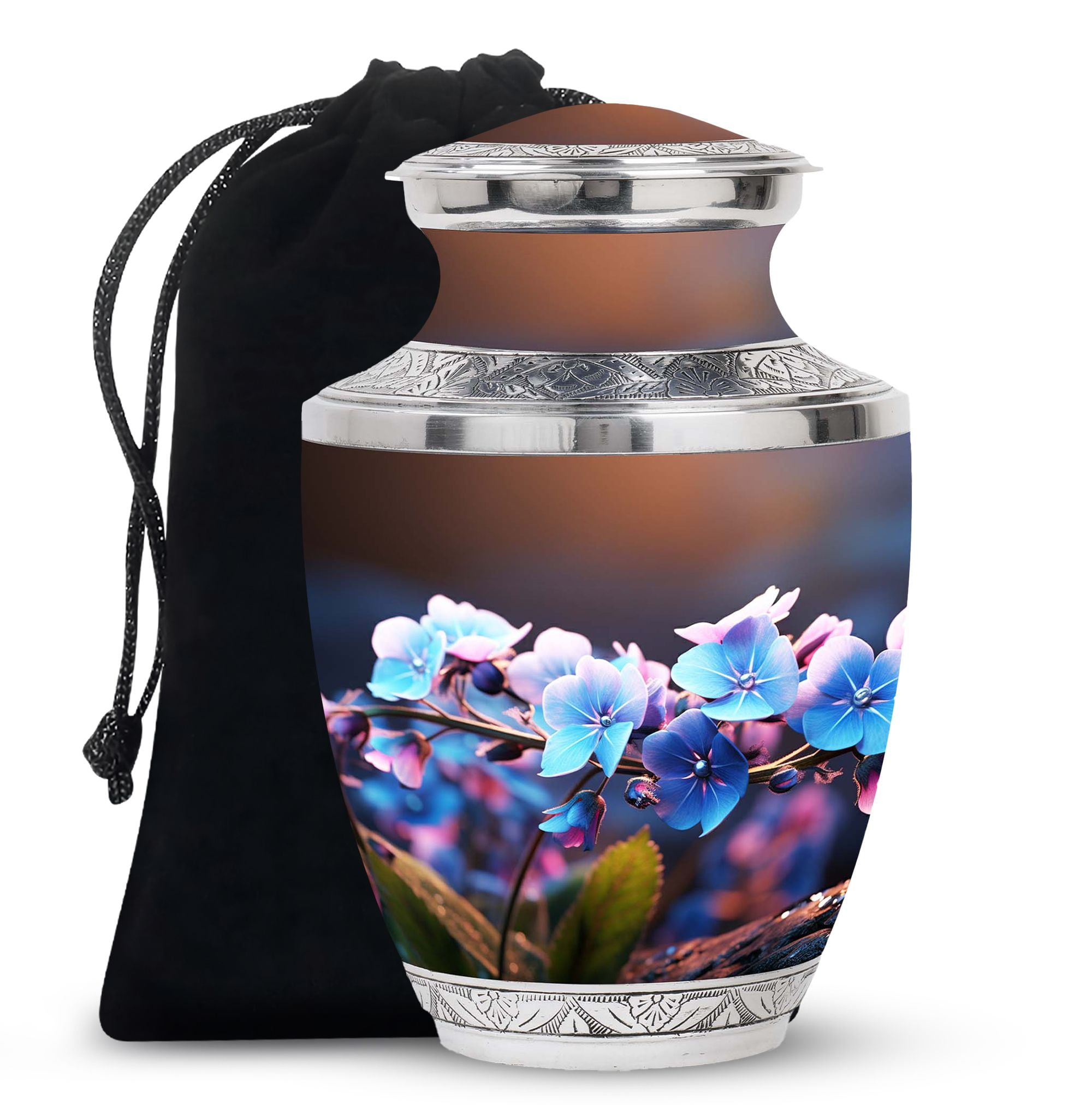 Forest Flower Funeral Urns For Human Ashes Adult Mom And Dad - Burial ...