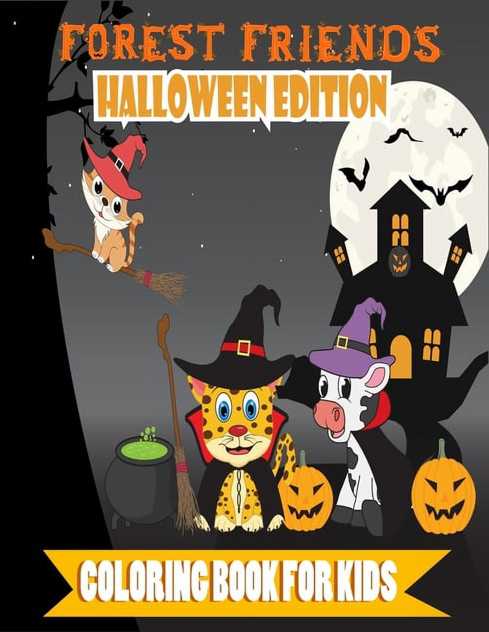 Forest Friends Coloring Book For Kids : 70 Pages Cute and Loveable ...