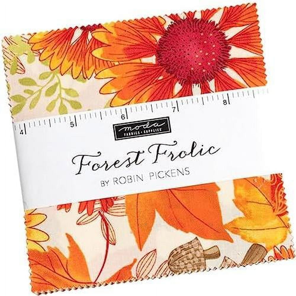Forest Frolic Charm Pack By Robin Pickens; 42-5" Precut Fabric Quilt ...