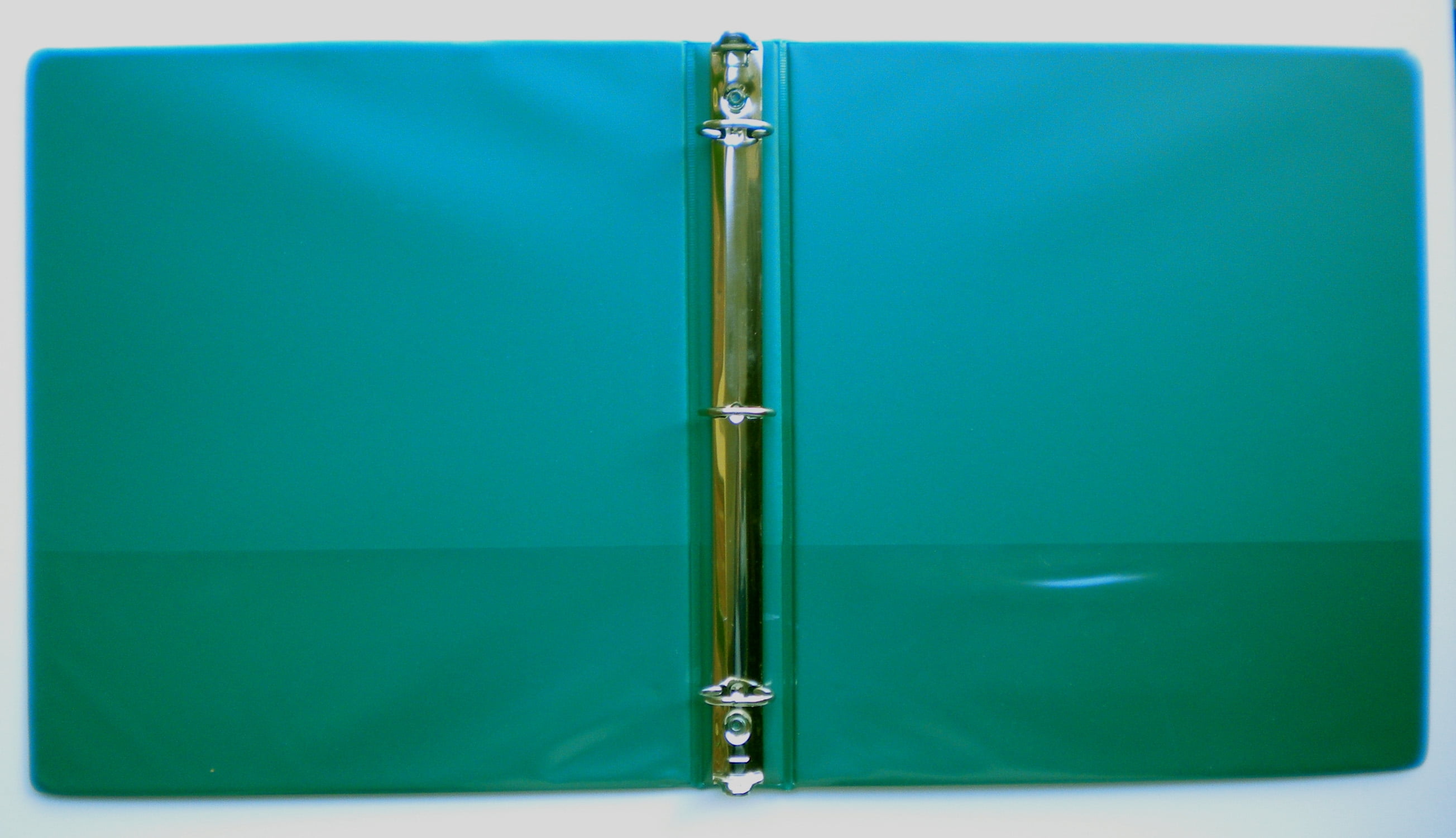 Forest Green 3-Ring 1" View Binder, 8.5" x 11", Vinyl, Inside Pockets ...