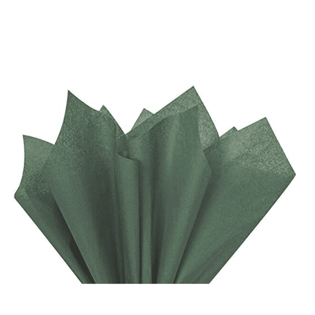 Forest Green Tissue Paper Squares, Bulk 100 Sheets, Presents by A1 ...