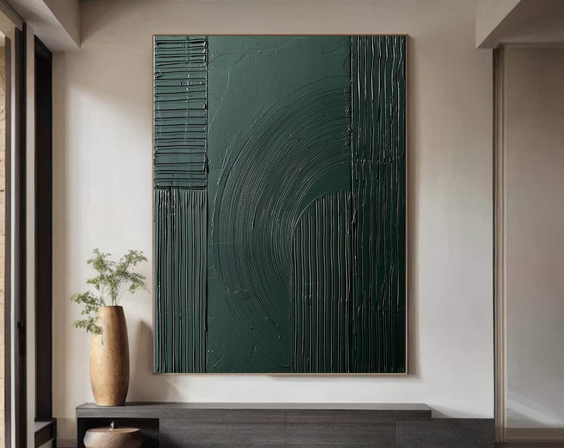 Forest Green Wall Decor Dark Green Wall Art Forest Green Wall Art Dark ...