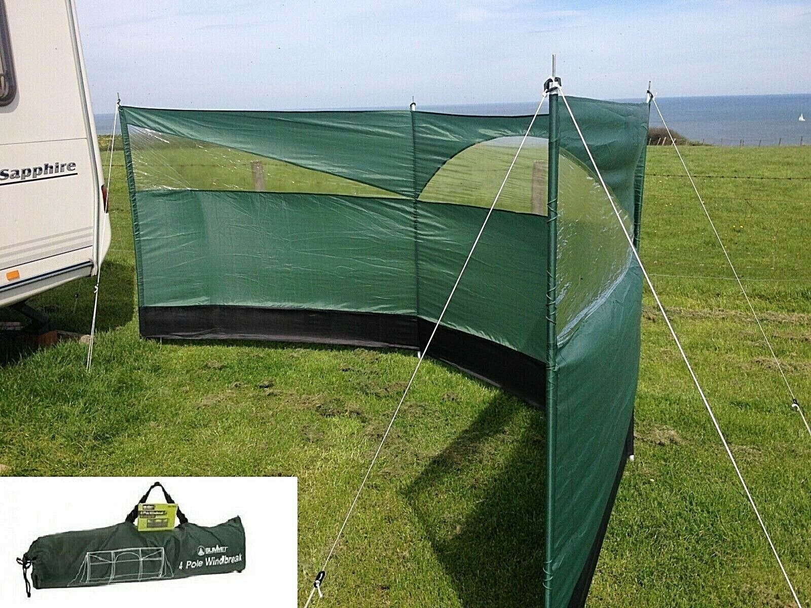 Forest Green Wind screen windbreaker Blocker - Walmart.com