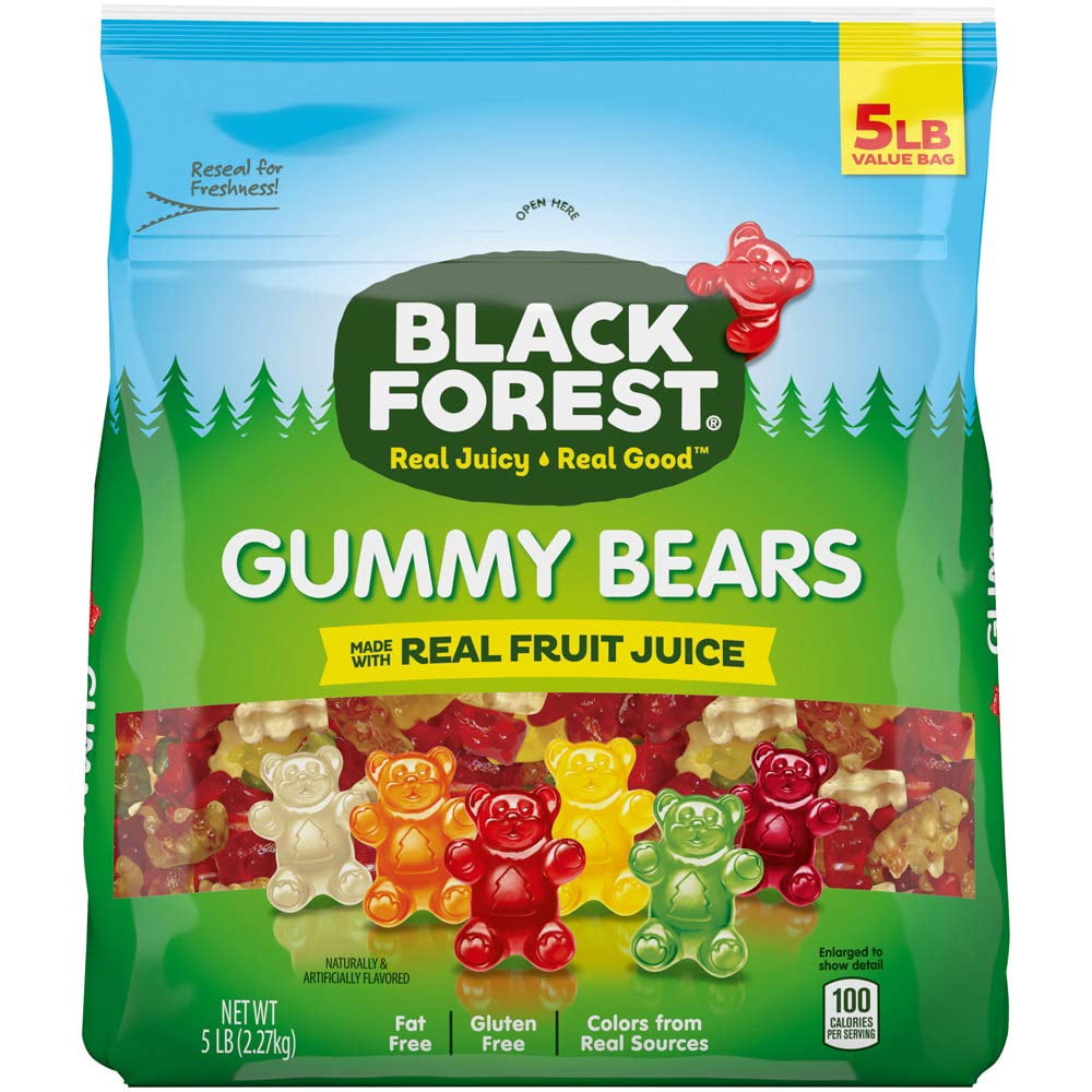 Forest Gummy Bears Candy, 5-Pound Bulk Bag - Walmart.com