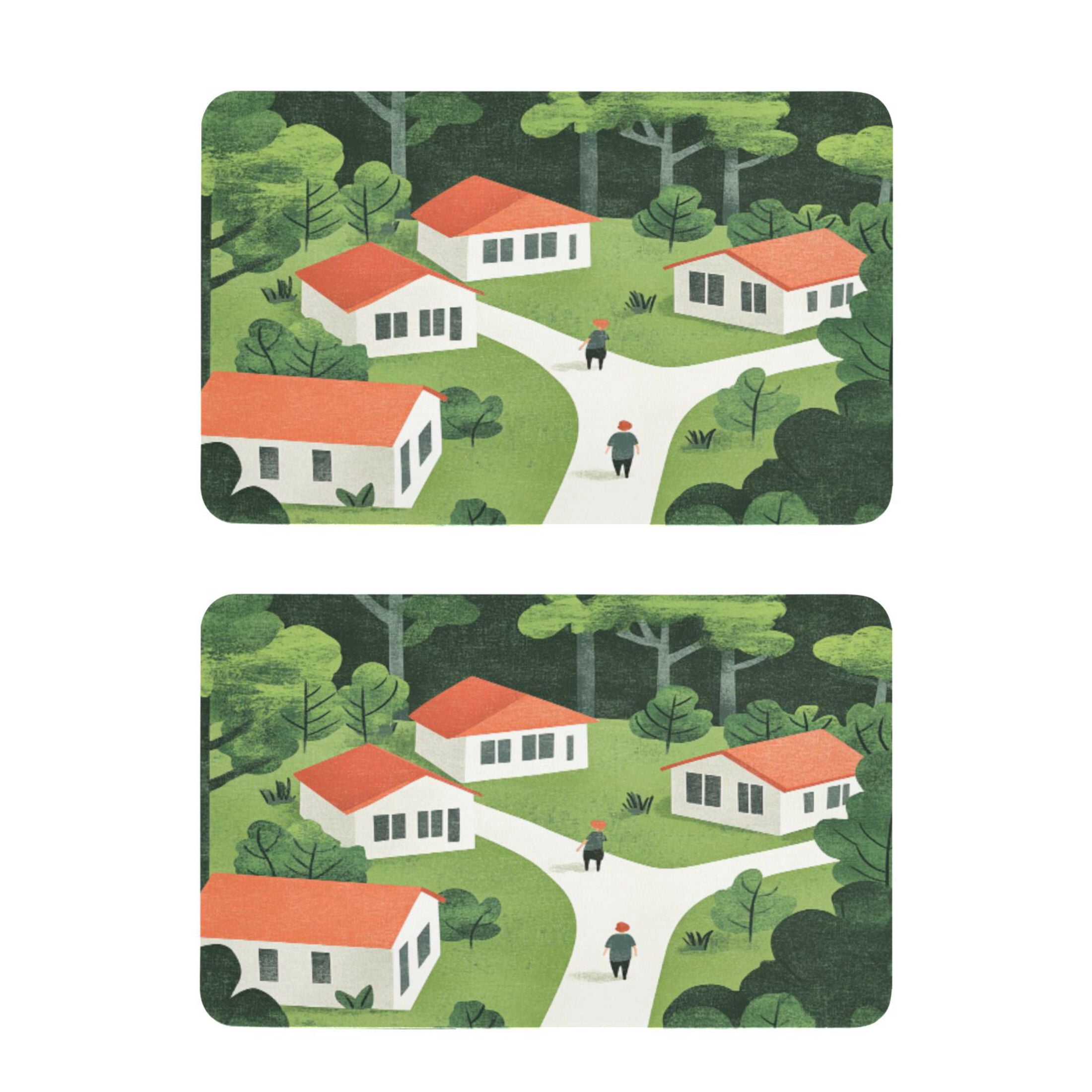 Forest Hut 2 Pack 4x2.5 Inch Magnetic Stickers Thick and Strong for ...