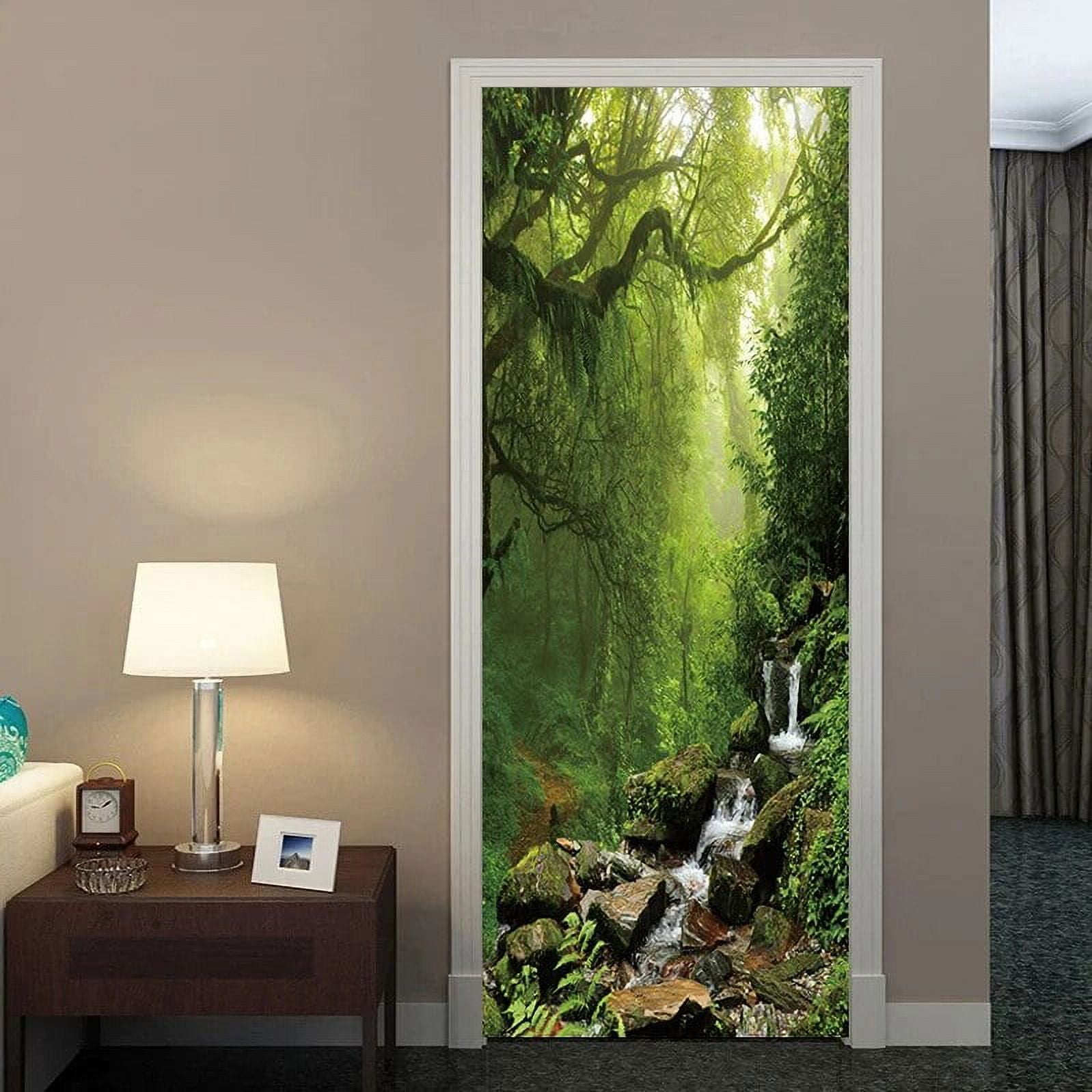 Forest Interior Door Decoration Aesthetic Poster Wallpaper Ecological ...