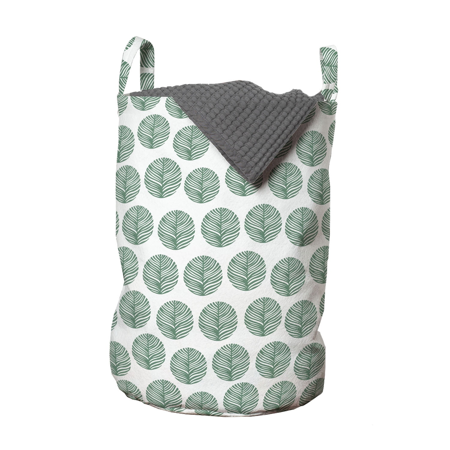 Forest Laundry Bag, Woody Branches Trees in Circles Eco Friendly ...