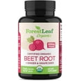 Forest Leaf Organic Beet Root Supplement with Ginger & Grape Seed ...