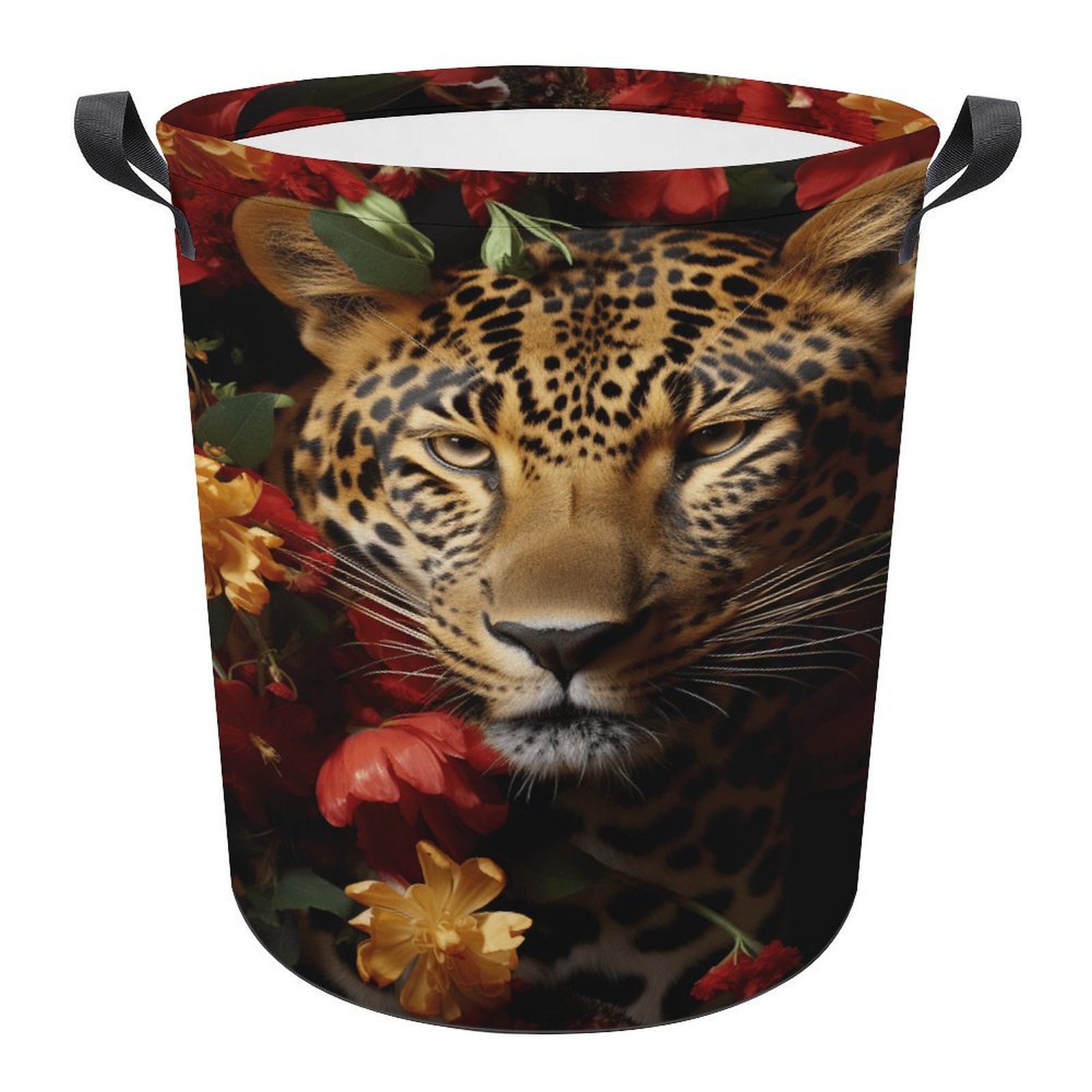 Forest Leopard Laundry Basket Storage Basket Controller Clothes ...