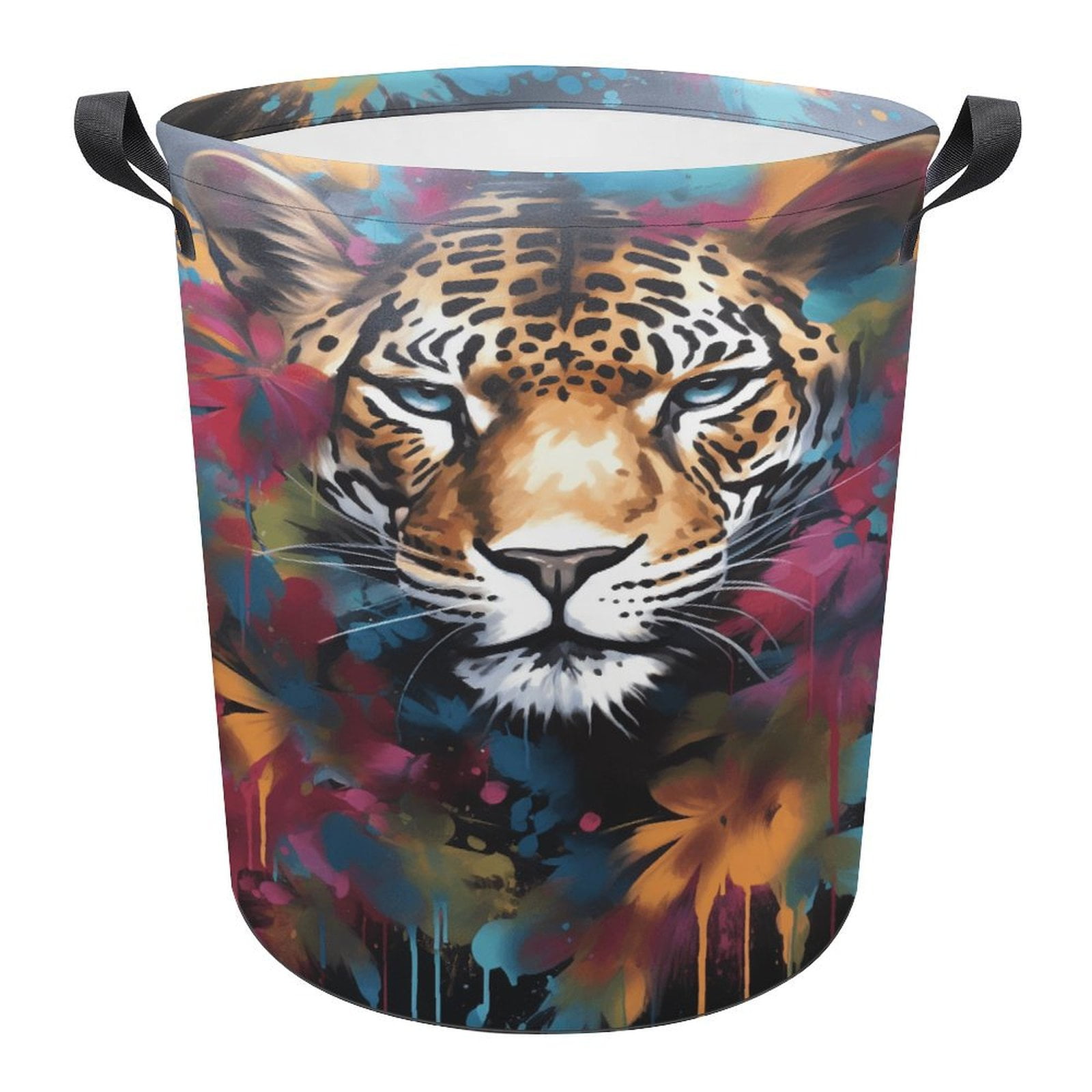 Forest Leopard Laundry Basket Storage Basket Controller Clothes ...