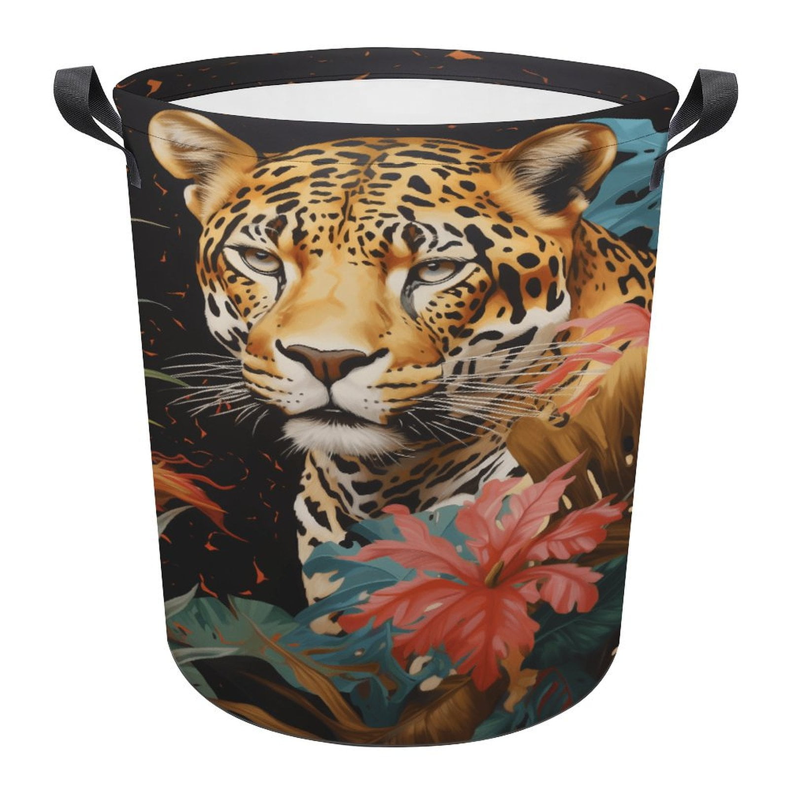 Forest Leopard Laundry Basket Storage Basket Controller Clothes ...