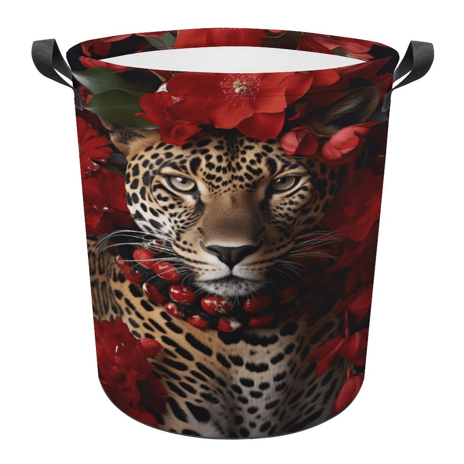 Forest Leopard Laundry Basket Storage Basket Controller Clothes ...