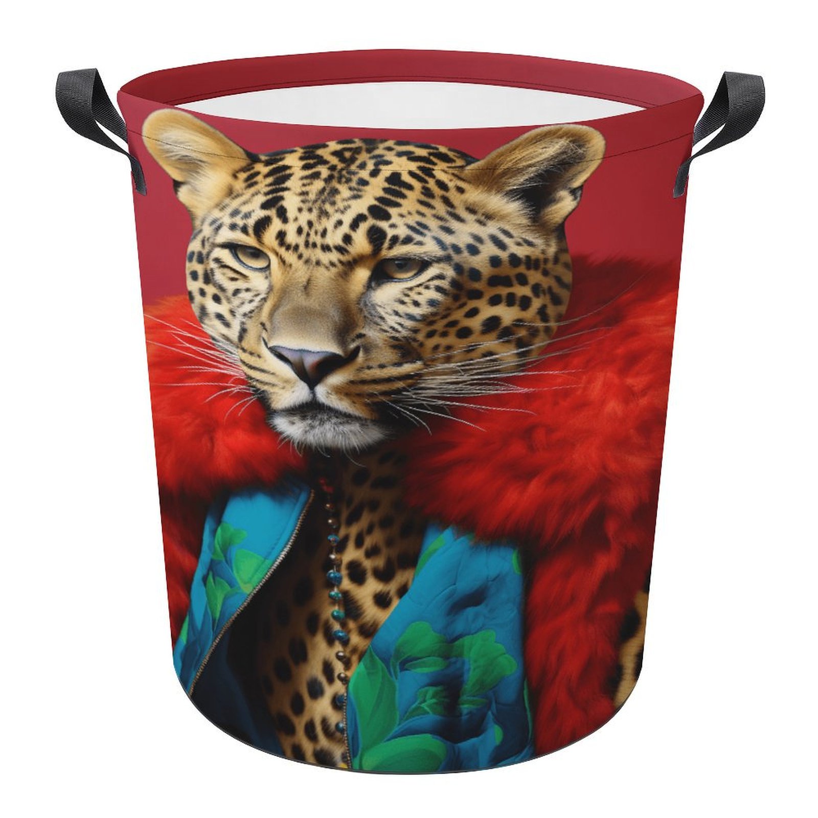 Forest Leopard Laundry Basket Storage Basket Controller Clothes ...