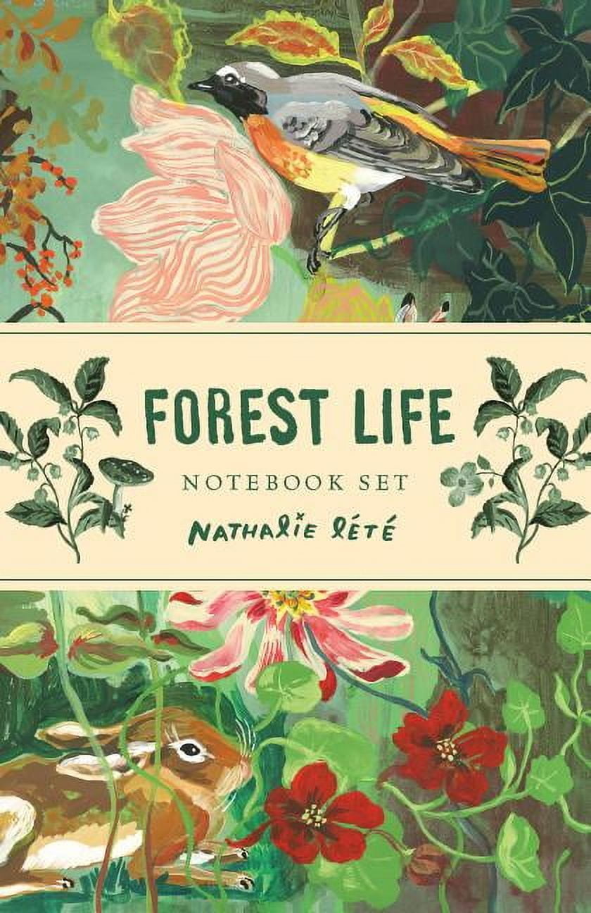 Forest Life Notebook Set: (Cute Office Supplies, Cute Desk Accessories ...