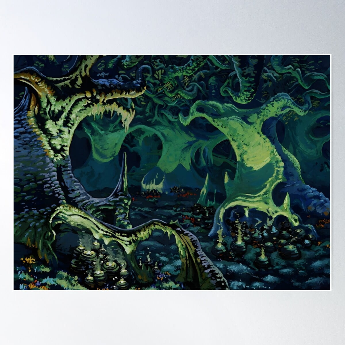 Forest - Magic The Gathering Poster Wall Art, Modern Wall Decor For ...