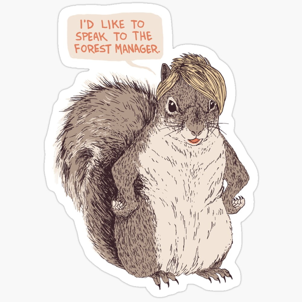 Forest Manager Sticker Phone Decal Water Bottle Stickers Car Decals ...