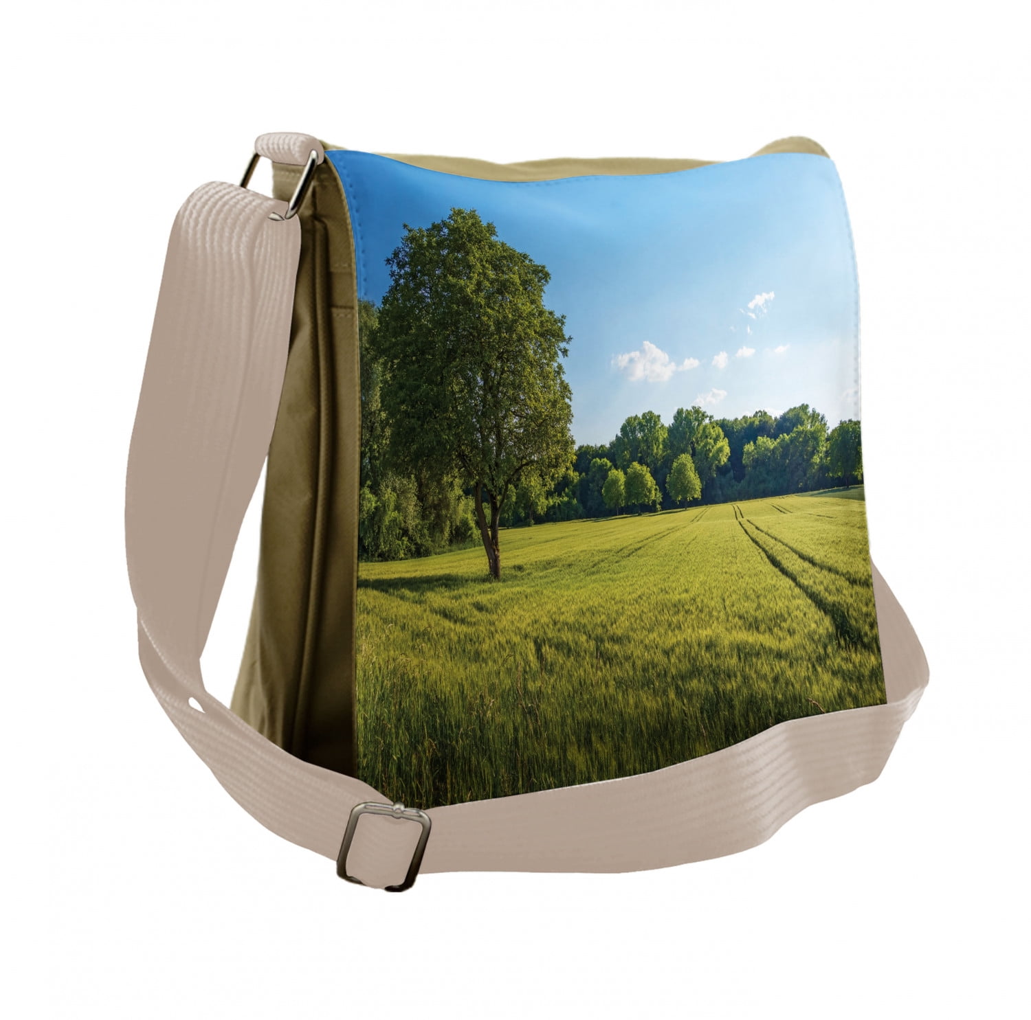 Forest Messenger Bag, Uplifting Nature Photo, Unisex Cross-body, by ...