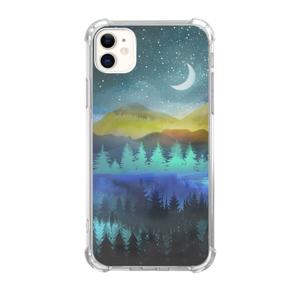 Forest Moon Case Compatible with iPhone 12,Aesthetic Art Design TPU ...