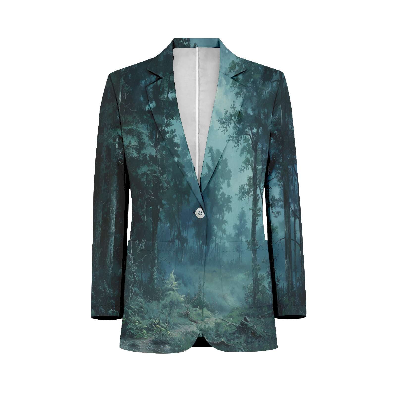 Forest Night Customized Men's Suits full man Shawl Collar Gentleman ...