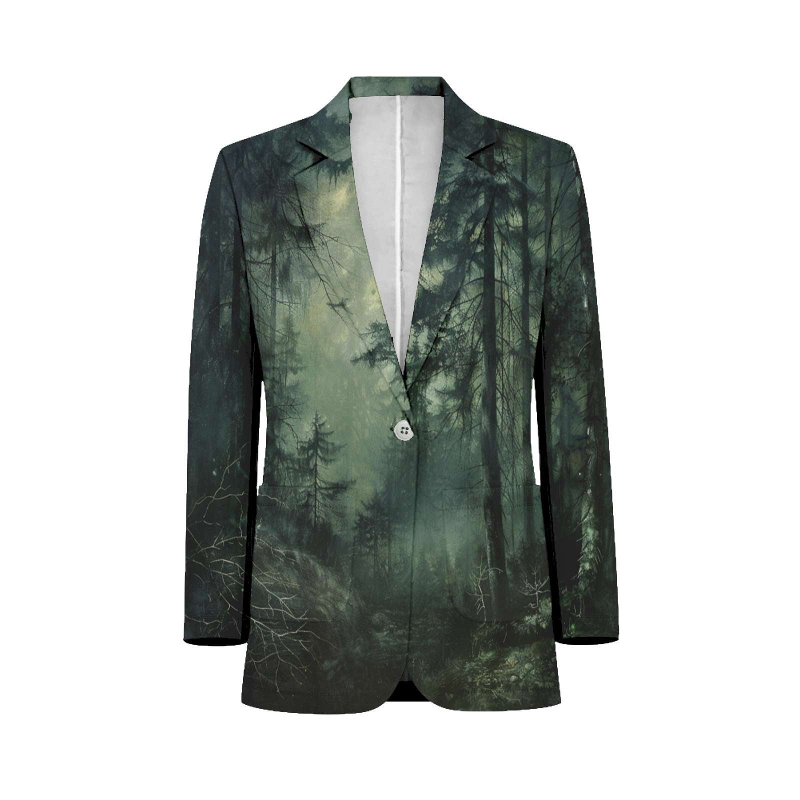 Forest Night Customized Men's Suits full man Shawl Collar Gentleman ...