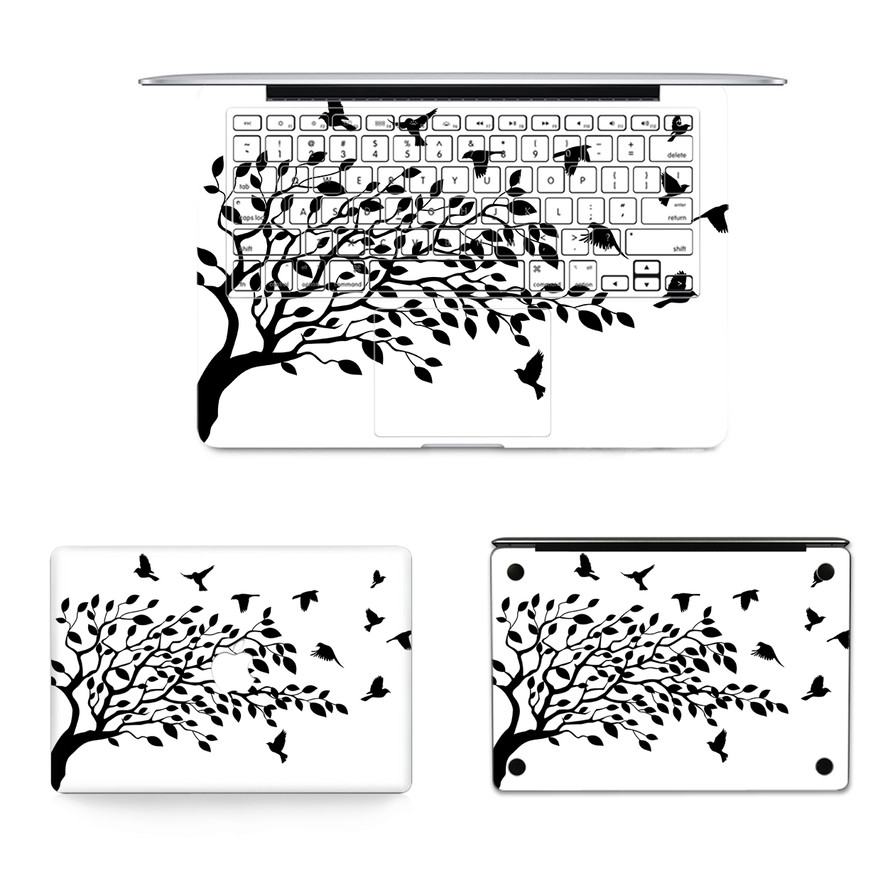 Forest Pattern Decal Sticker Vinyl Laptop Notebook Skin Texture Fun For ...
