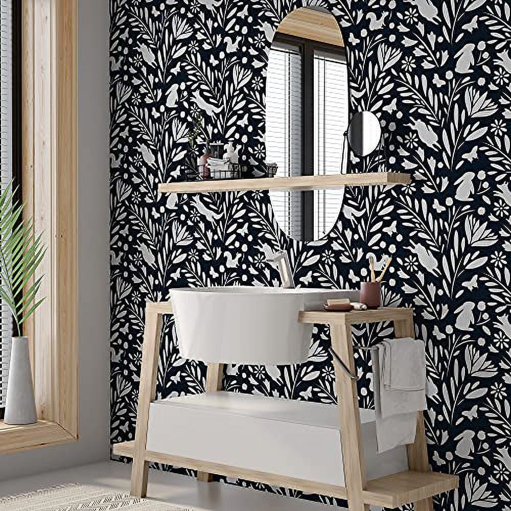 Forest Pattern Wall Stencil - Wall Stencil, Stencil Designs, Stencil ...