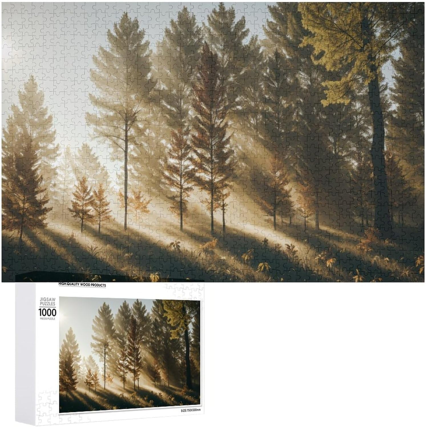 Forest Puzzle 1000 Pieces Jigsaw Puzzles for for Kids Ages 8-10 and Up ...