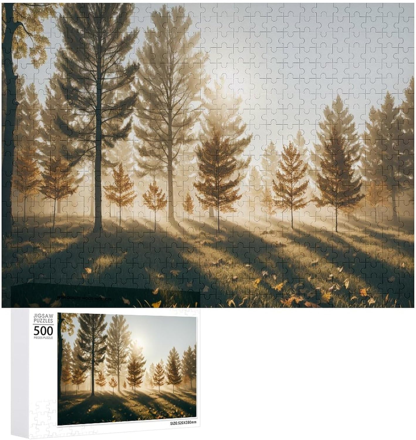 Forest Puzzle 500 Pieces Jigsaw Puzzles for Adults,20"x15" Large Puzzle ...